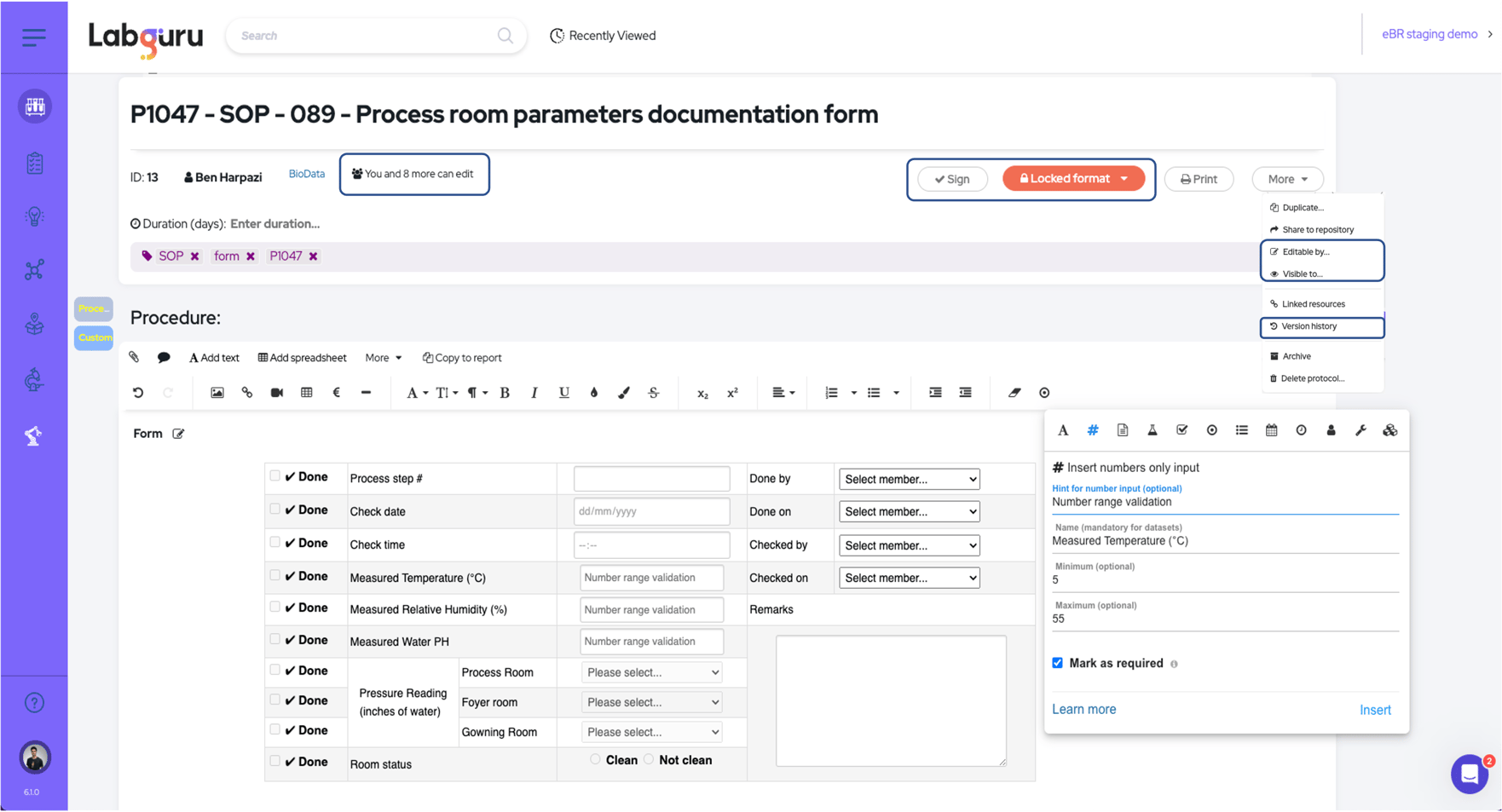 The Solution for Electronic Batch Record Management | Labguru